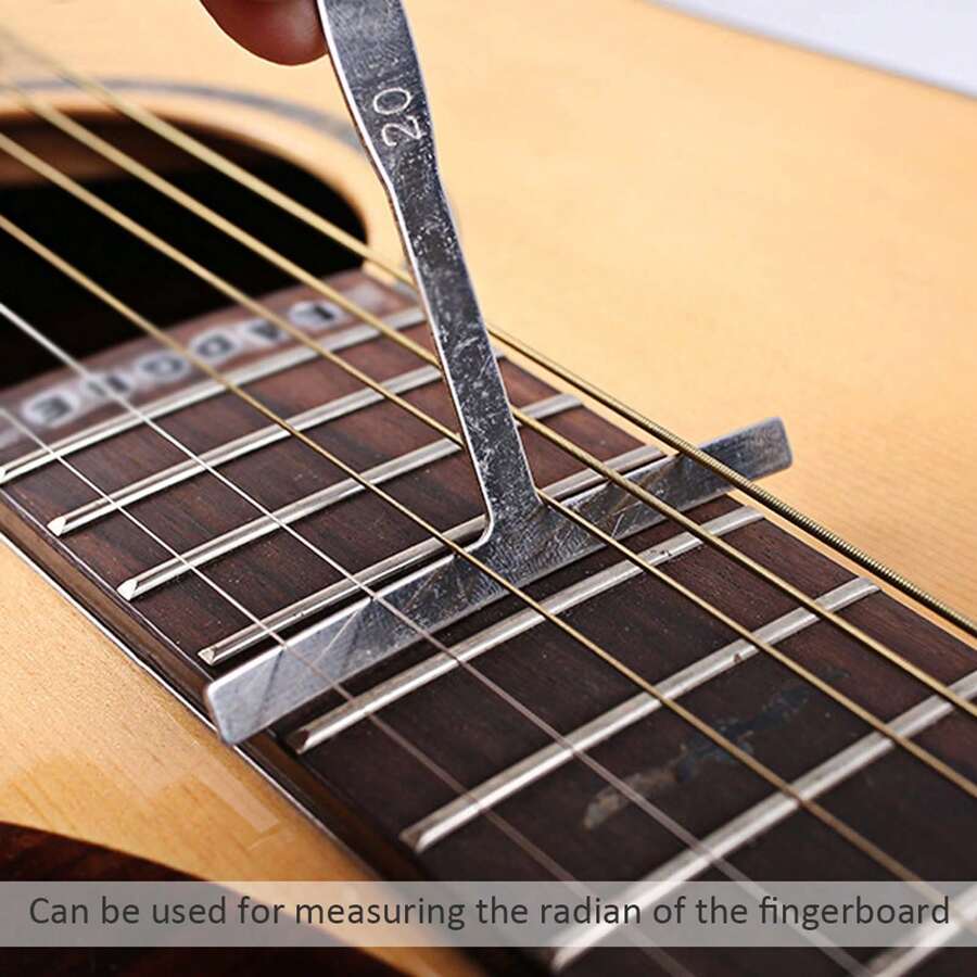 Handle With Engraved Markings Guitar Ruler, Guitar Radius Gauge, For ...