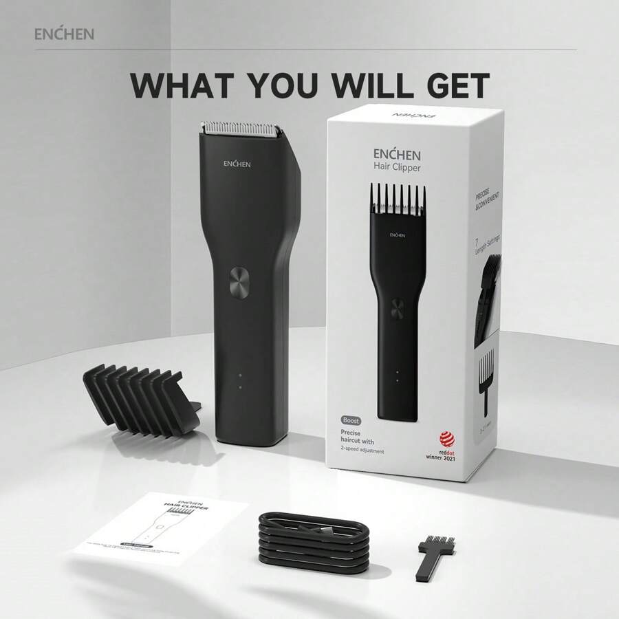ENCHEN ENCHEN Hair Clipper Cordless Portable Hair Trimmer Electric ...