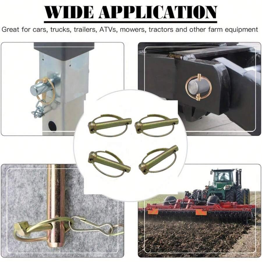 10pcs Heavy-Duty Anti-Loss Spring-Loaded Pins, M10 - 50mm Diameter ...