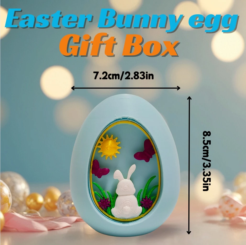 Rabbit Twisted Egg Gift Box, Easter Bunny Egg Gift Box | SHEIN Singapore