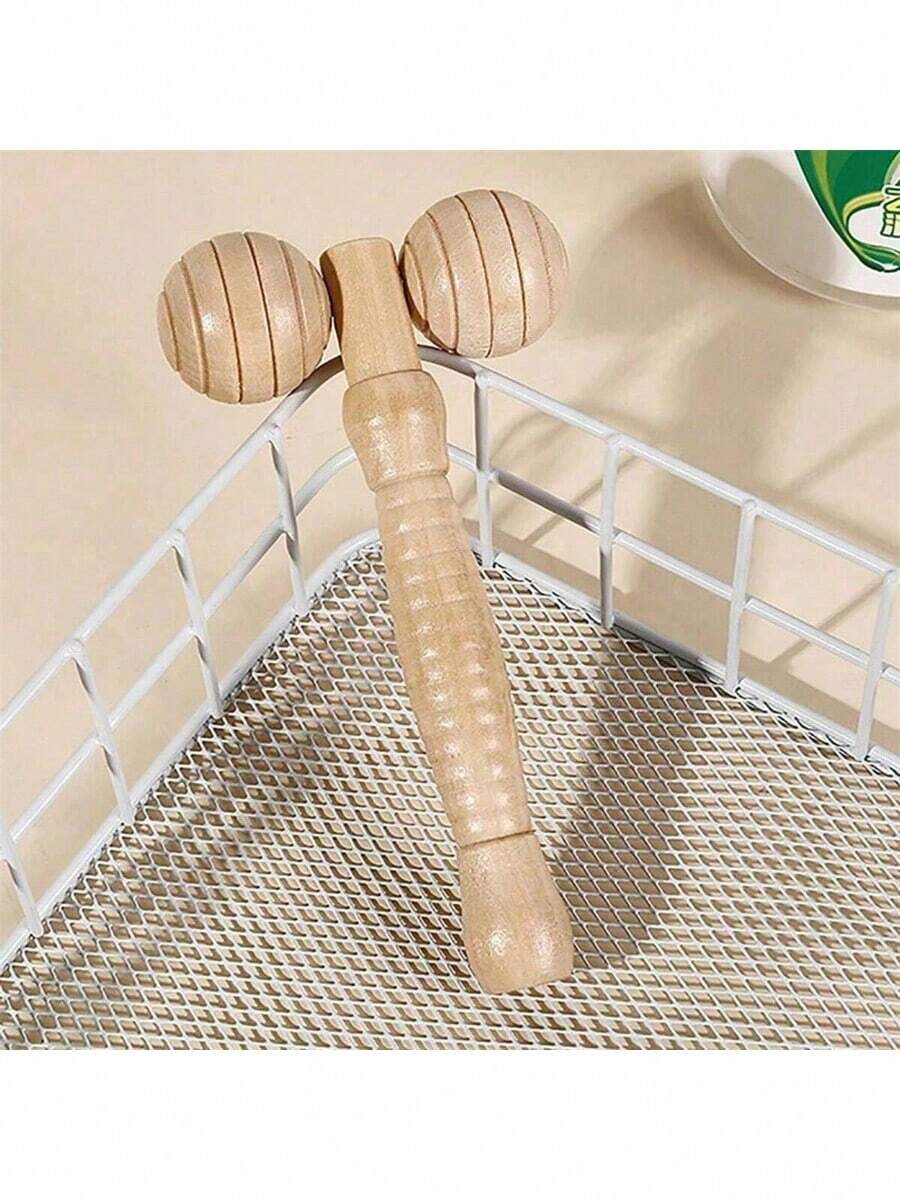 Wooden Roller Massager Therapy Body Massager Face Shoulder Neck Hand ...