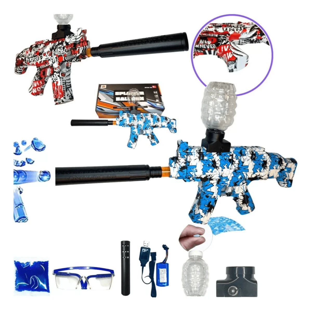 Gel Ball Gun Toy Premium Machine Gun for Sale Australia| New Collection ...