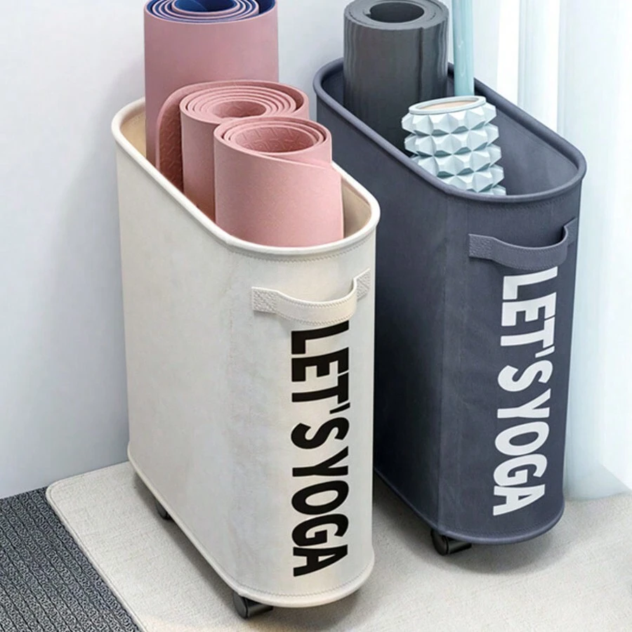 1pc Yoga Mat Storage Rack, Home Gym Storage Rack For Foam Rollers, Yoga ...