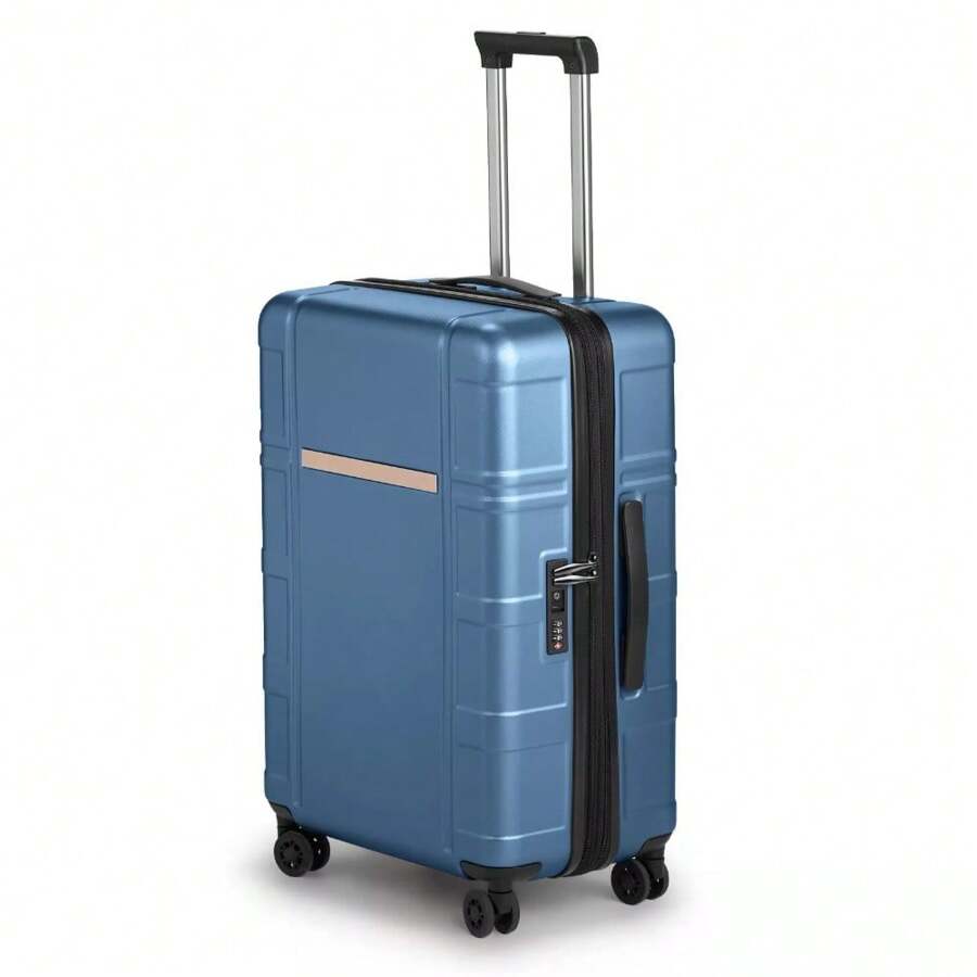 24-Inch Expandable Carry-On Luggage, Lightweight Hard Shell Suitcase ...