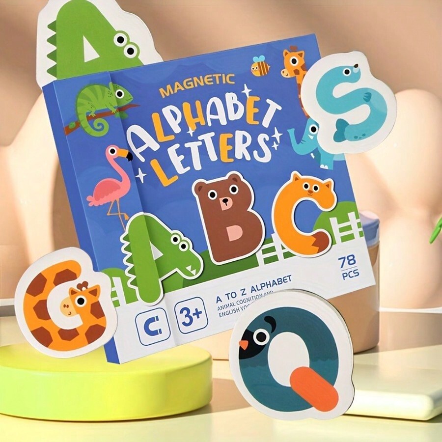 Magnetic Alphabet Puzzle Book: Colorful ABC Learning Set For ...