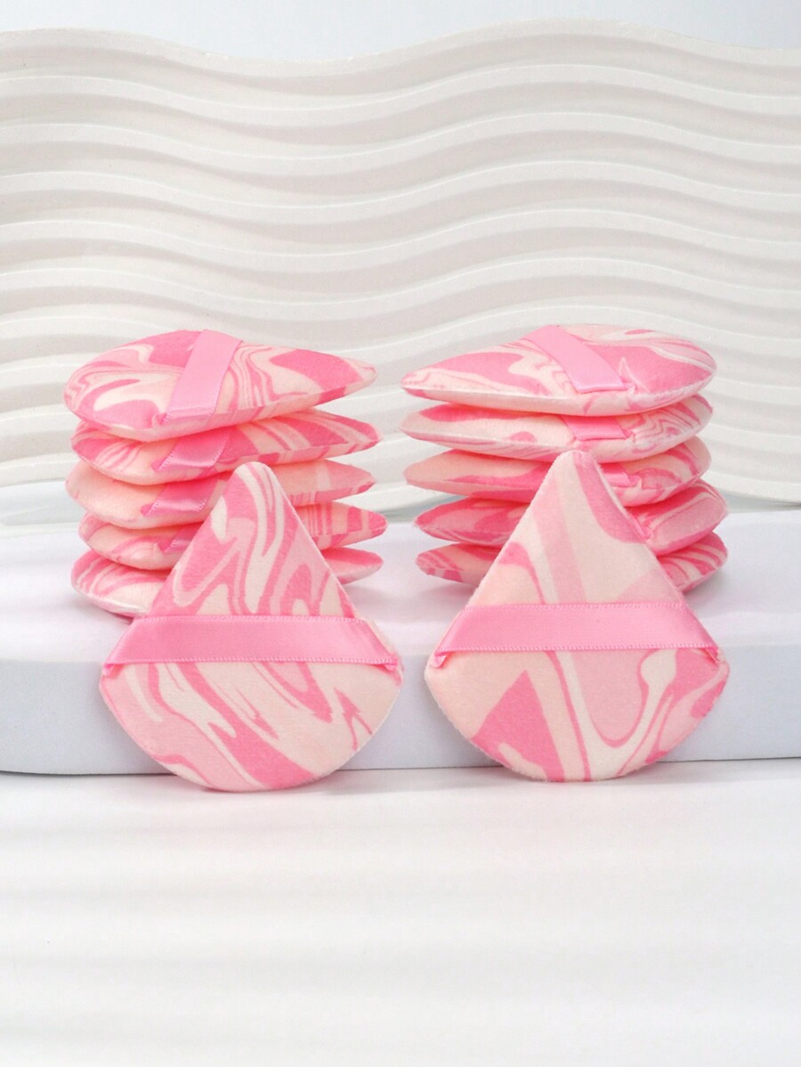 10pcs/Set Soft Velvet Triangle Makeup Sponges, Designed For Contouring ...