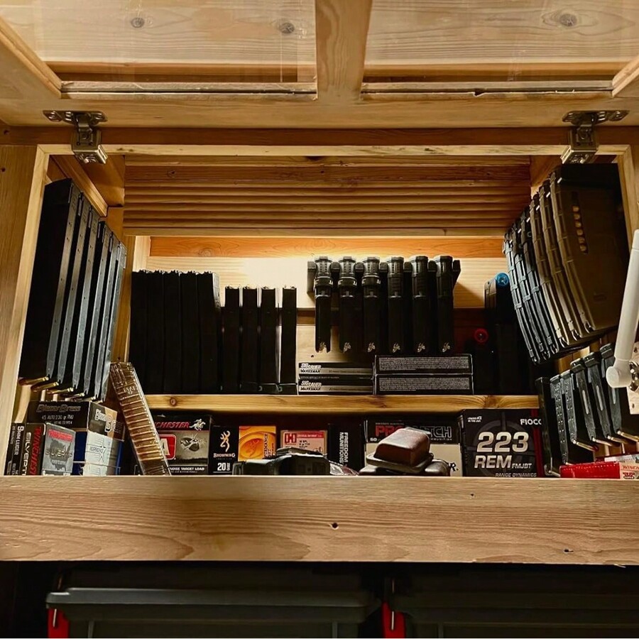 PMAG Rack Wall Mount, Wall Mount Display Mag Storage, Home Magazine ...