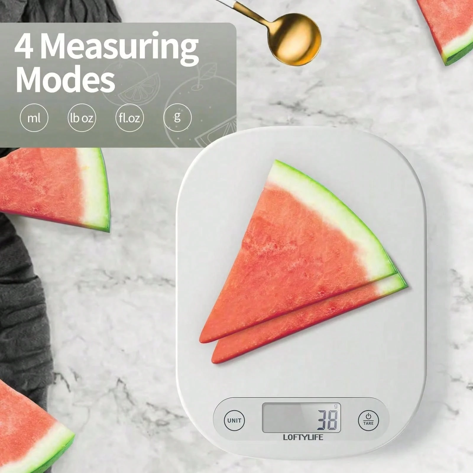 5KG 1G Digital Premium Baking Kitchen Scale Baked Goods Weigh Food ...