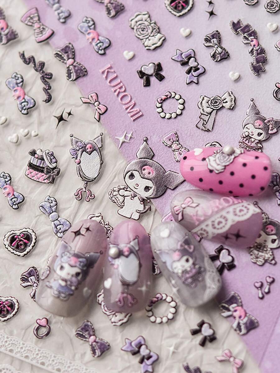 Sanrio 5D Nail Sticker Decals, Tomoni & Sanrio Collaboration, Cartoon ...