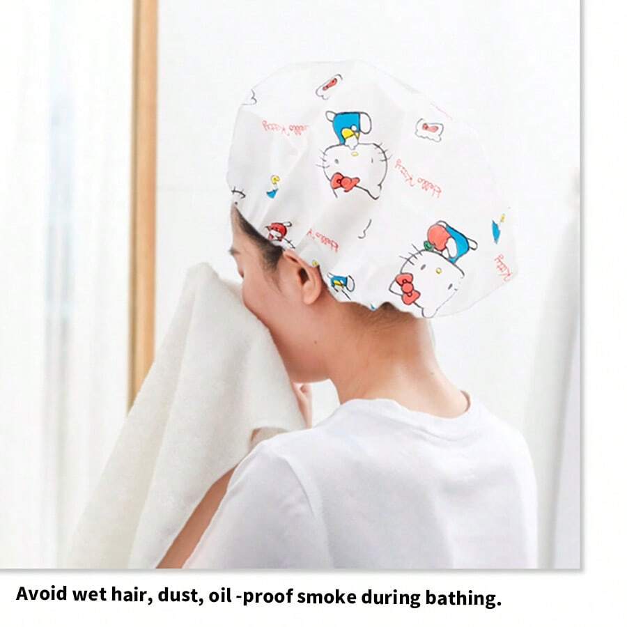 Miniso MINISO Sanrio Characters EVA Bath Caps Set - 3 Caps Per Pack ...