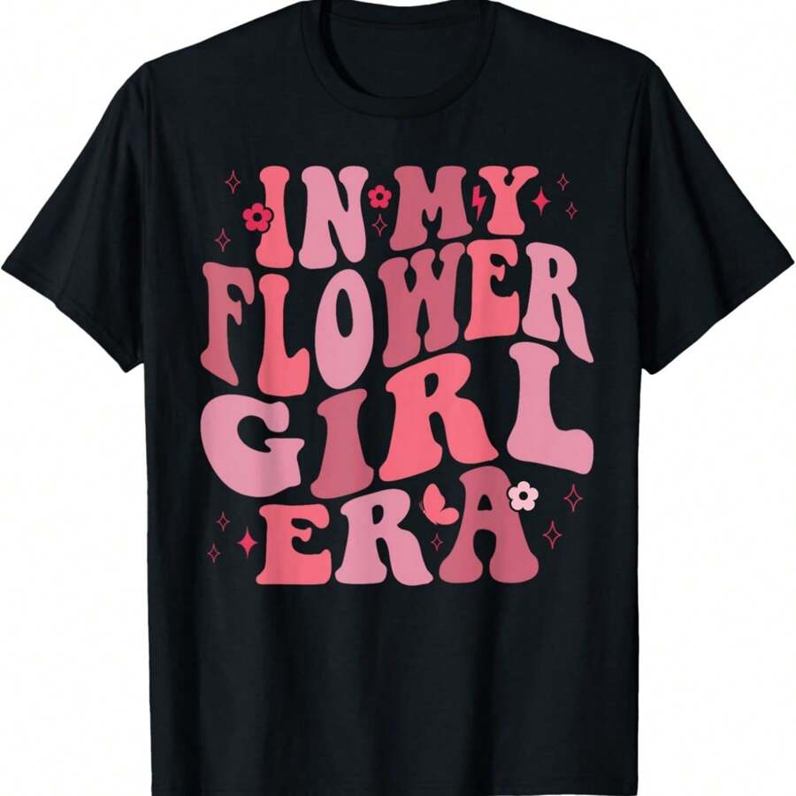 Funny Cute In My Flower Girl Era Retro Groovy Flower T-Shirt. | SHEIN USA