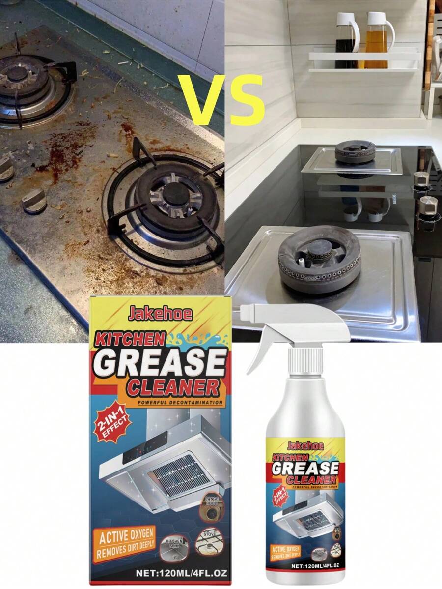 General Kitchen Oil Cleaner Household Heavy Oil Cleaner Kitchen Cooktop ...