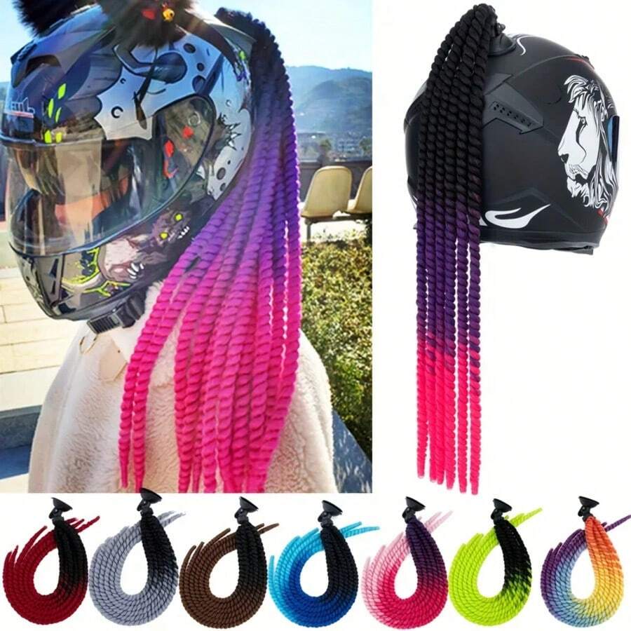 24Inch Stylish And Secure Motorcycle Helmet Ponytail Attachment Easily ...