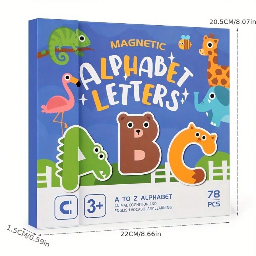 Magnetic Alphabet Puzzle Book: Colorful ABC Learning Set For ...