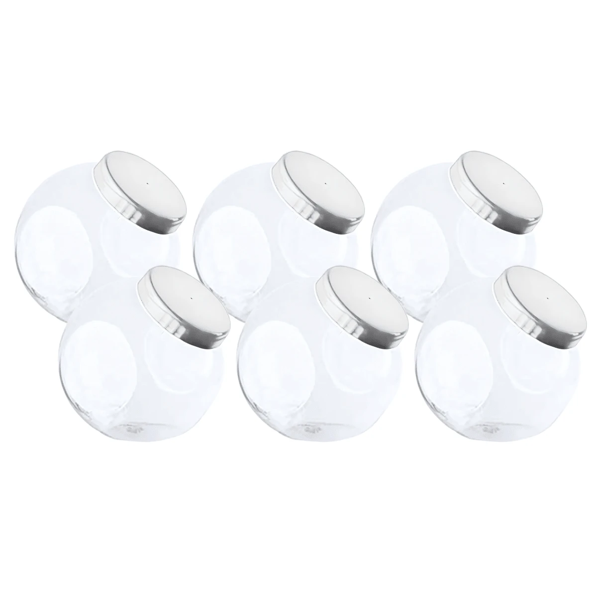 Kit 6 850ml Candy Jars With Screw Lid Multipurpose Food Container | SHEIN USA