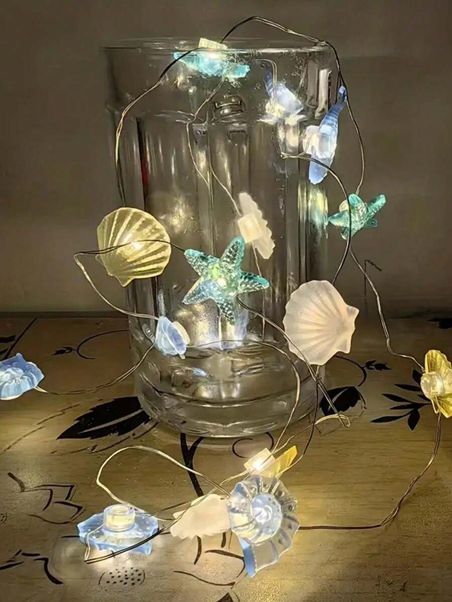 1 Pc Coastal Light String 3m 20 Lights Summer Party Beach Ocean ...