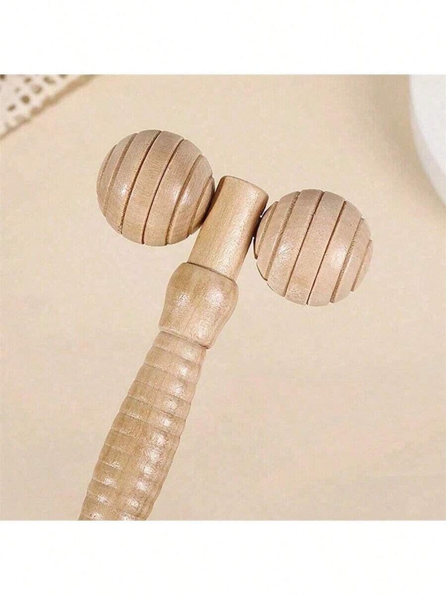 Wooden Roller Massager Therapy Body Massager Face Shoulder Neck Hand ...