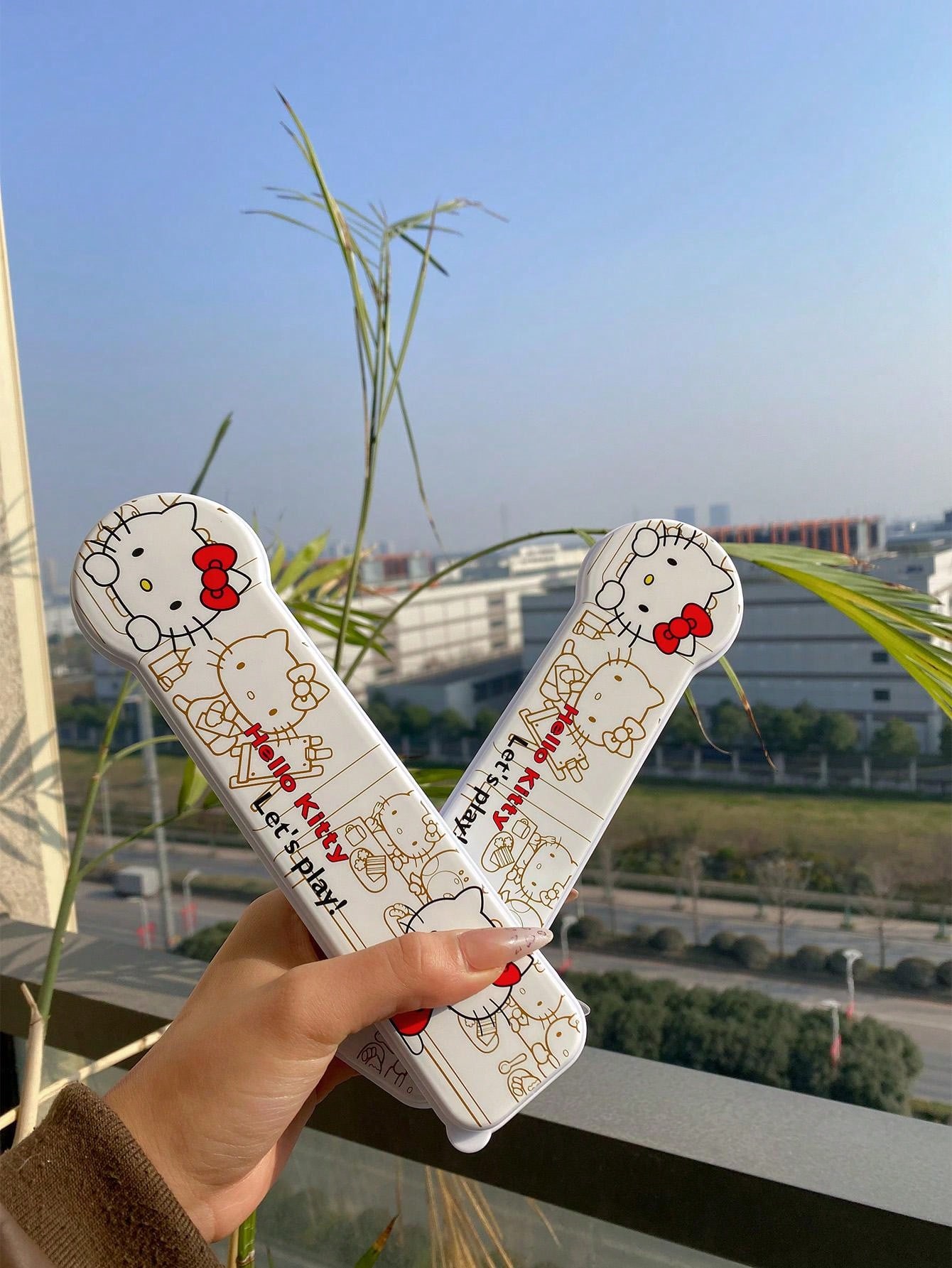 Sanrio Set da 3 pezzi, set di bacchette, cucchiaio e forchetta di ...