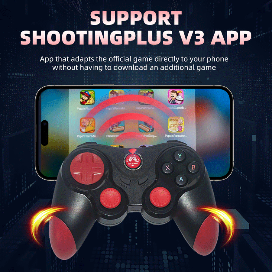 Wireless Phone Gamepad For IOS Android NS Switch Joystick For Genshin ...