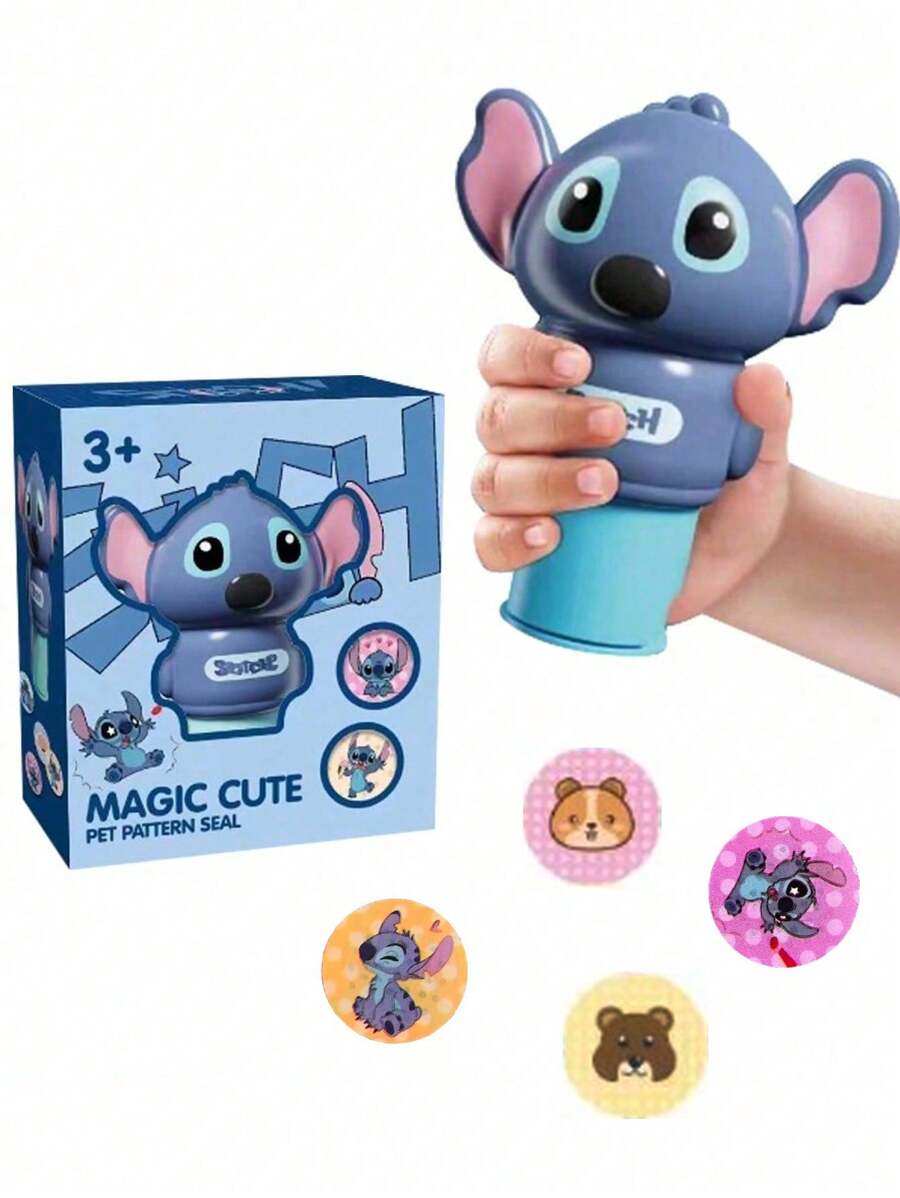 Disney 1Set Stitch Stamp Stickers Set Include Pattern Seal*1 Stickers ...