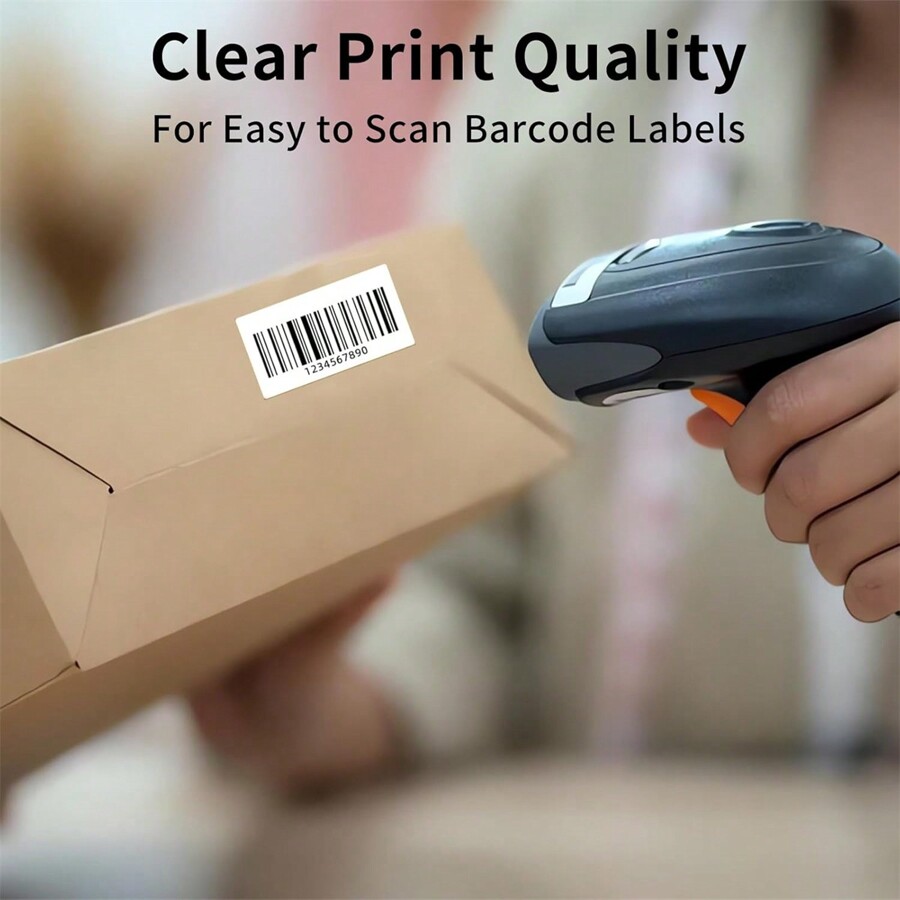 500 Labels, 80*40mm, General-Purpose Three-Proof Thermal Label Paper Non-Adhesive Printing Paper ...