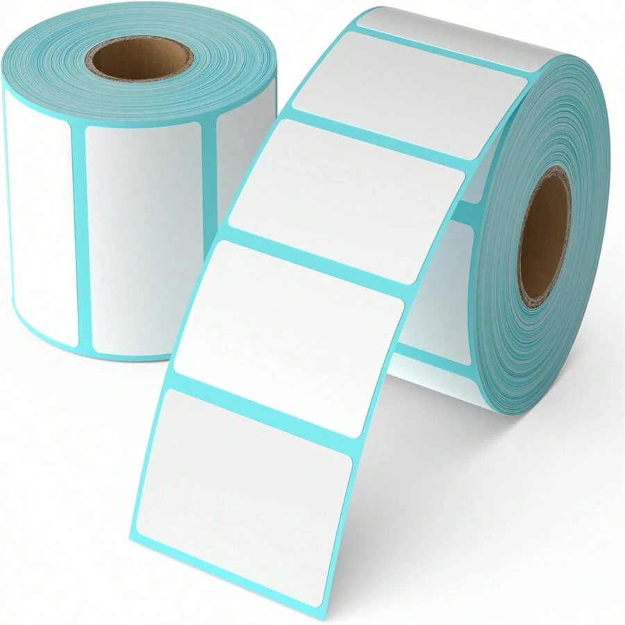 500 Labels, 80*40mm, General-Purpose Three-Proof Thermal Label Paper Non-Adhesive Printing Paper ...