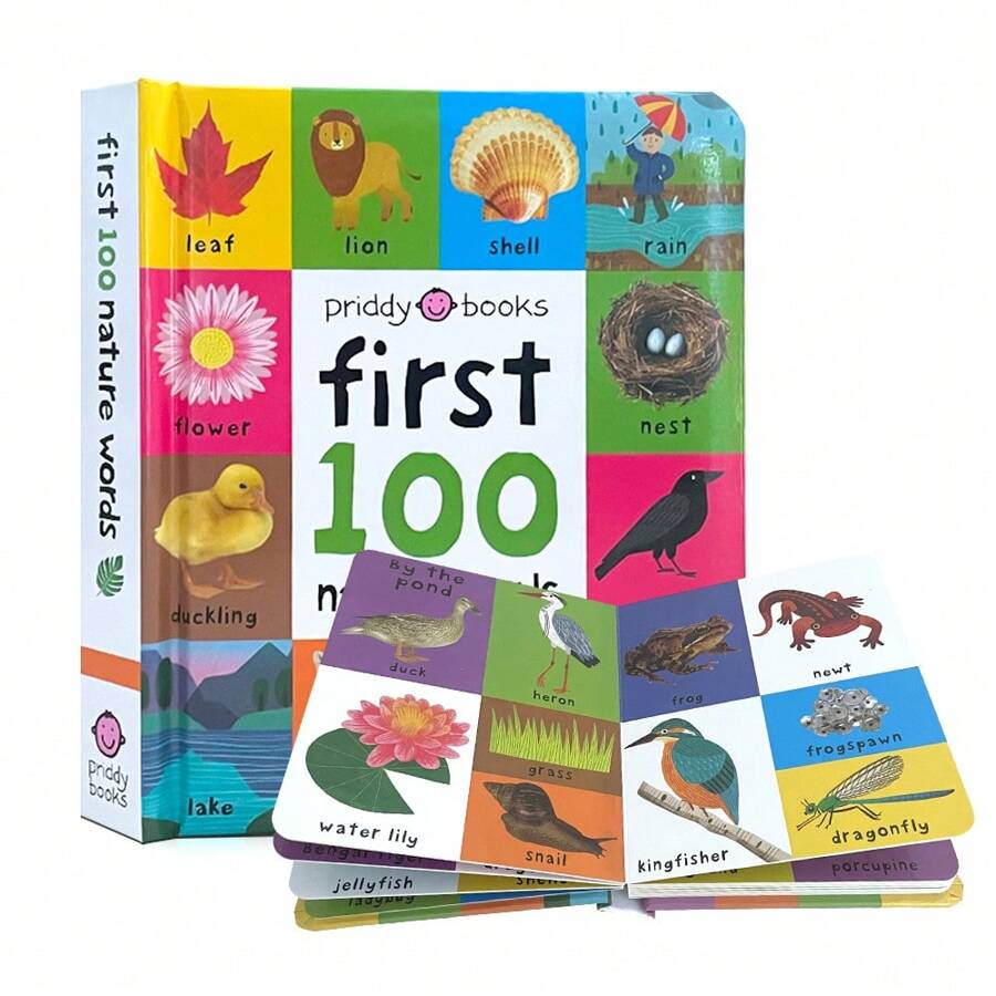 Lachilly First 100 Nature Words Picture Book Preschool English ...