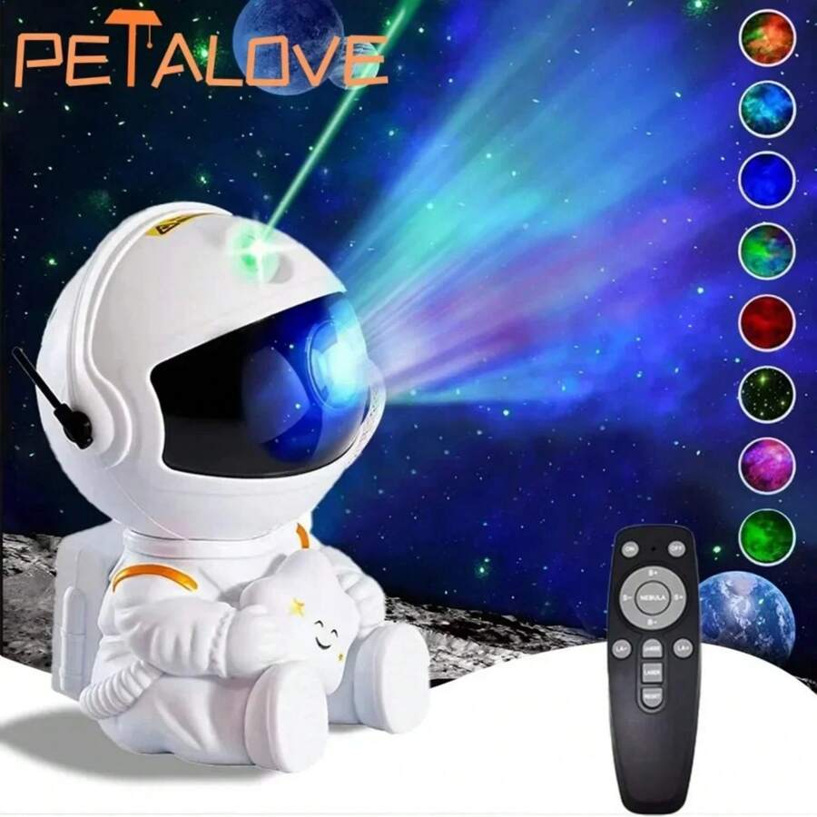 PETALOVE Star Projector Galaxy Night Light Astronaut Space Projector ...