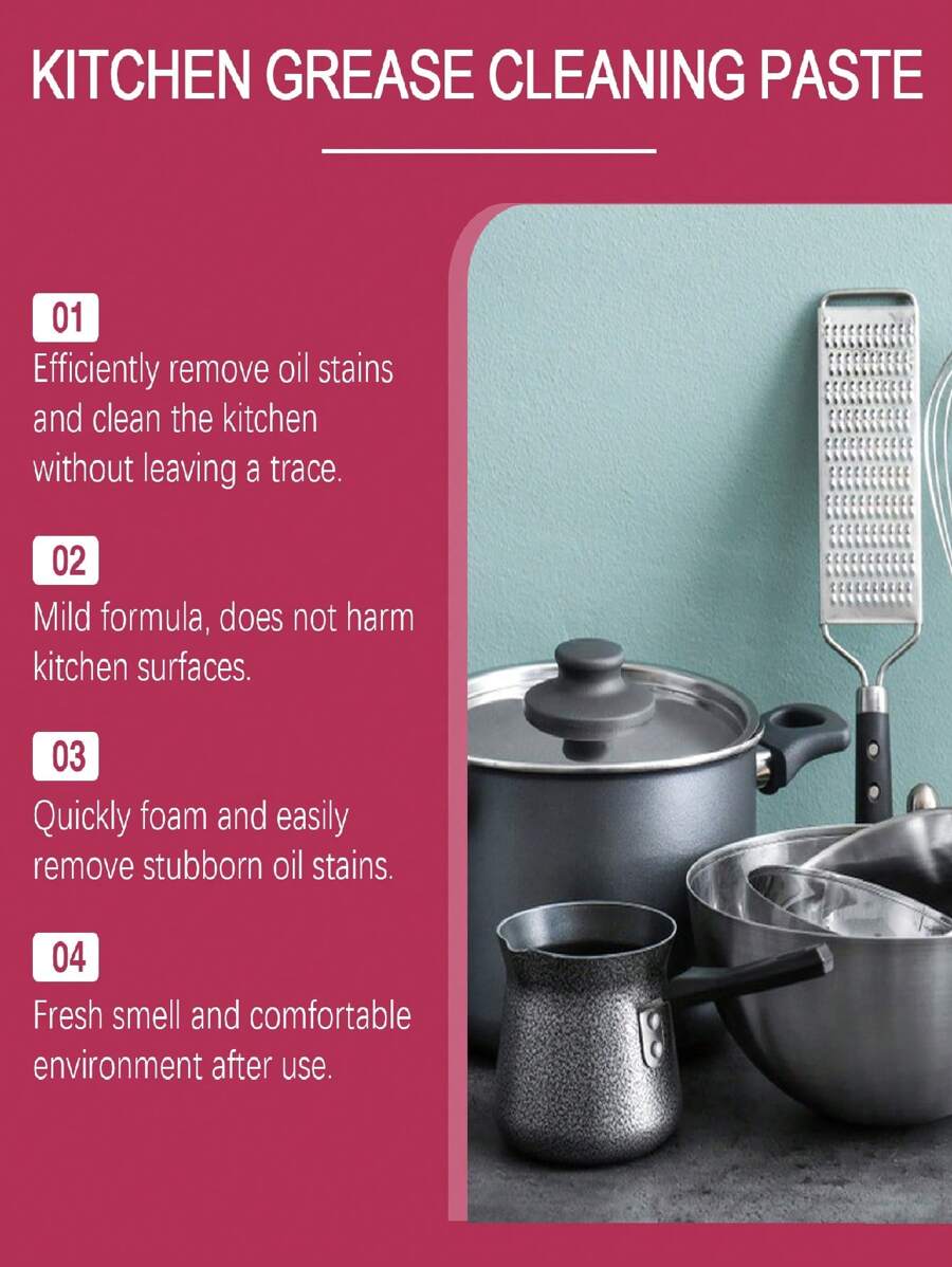 Universal Kitchen Degreasing Cleaning Paste Multifunctional Gentle ...