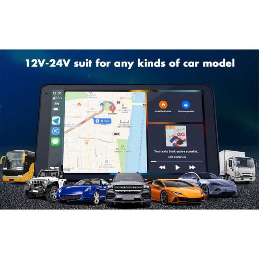 2025 Upgraded Wireless CarPlay Screen: The Ultimate Portable Car Play ...