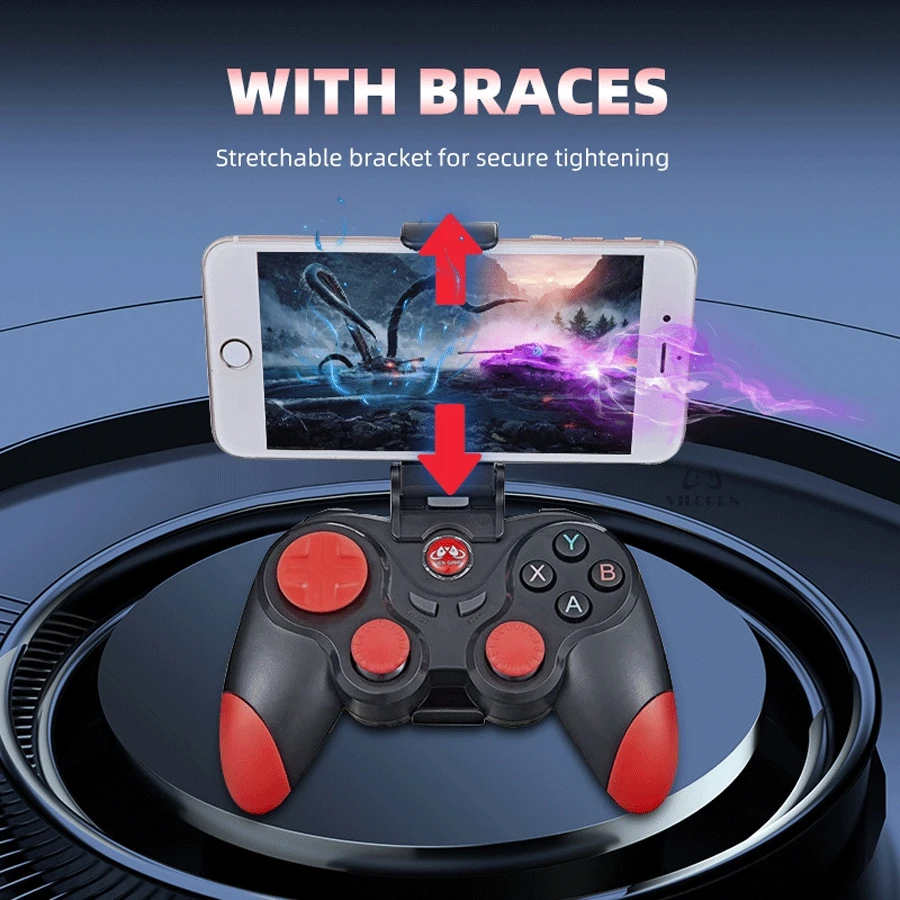 Mando inalámbrico para teléfono para iOS Android NS Switch Joystick ...