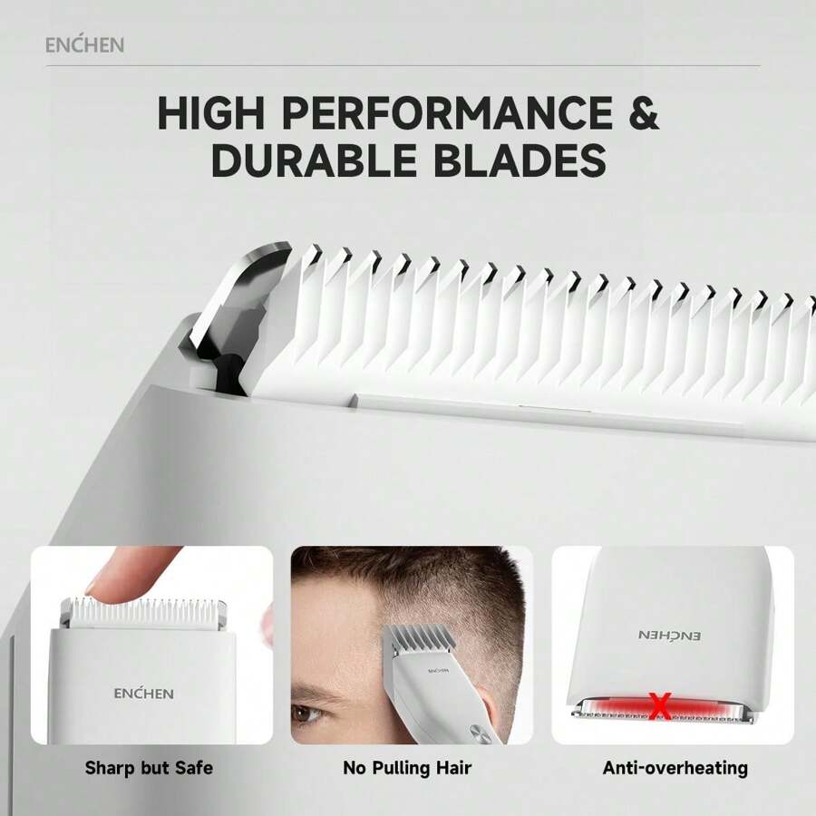 ENCHEN ENCHEN Hair Clipper Cordless Portable Hair Trimmer Electric ...