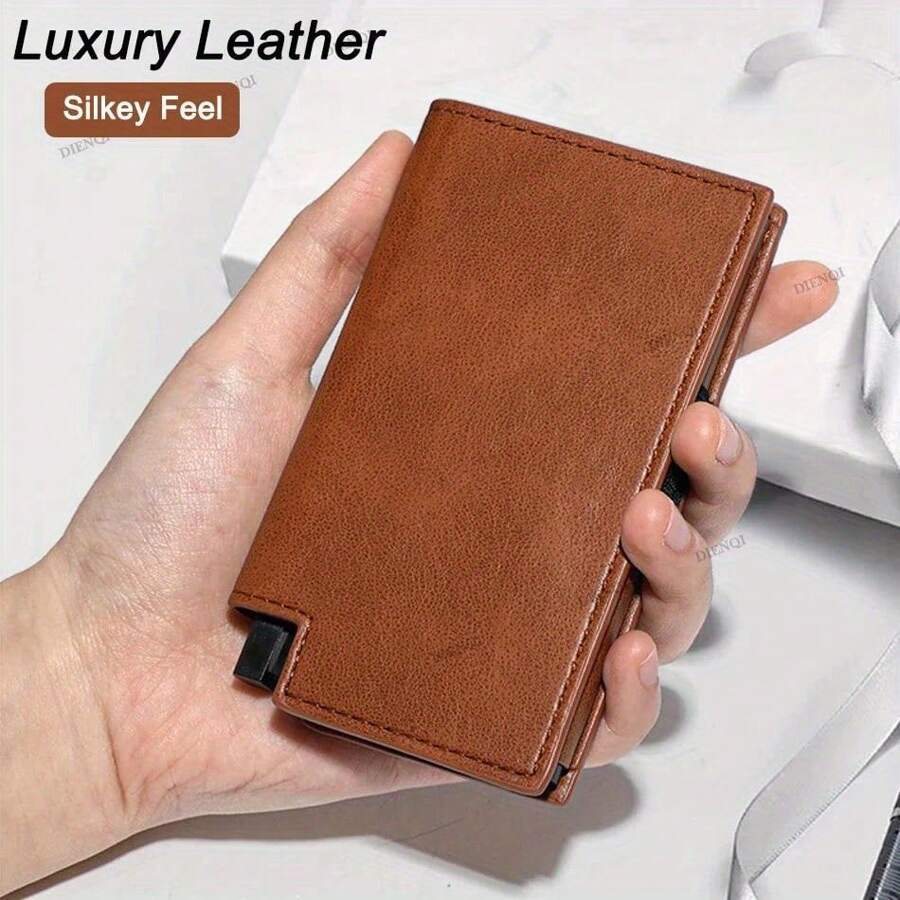 Rfid Credit Card Holder Men Wallets Anti Theft Luxury Wallets For Men ...