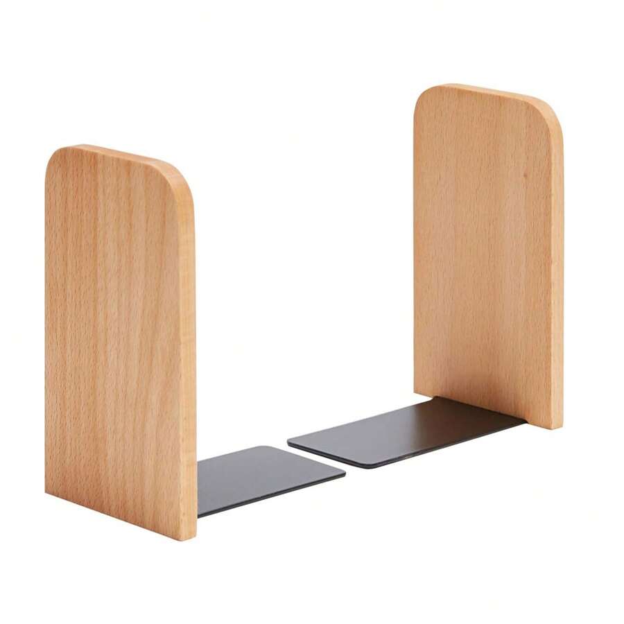 Personalized Wooden Bookends, Pair Of Bookends For Shelves, Desk Book ...