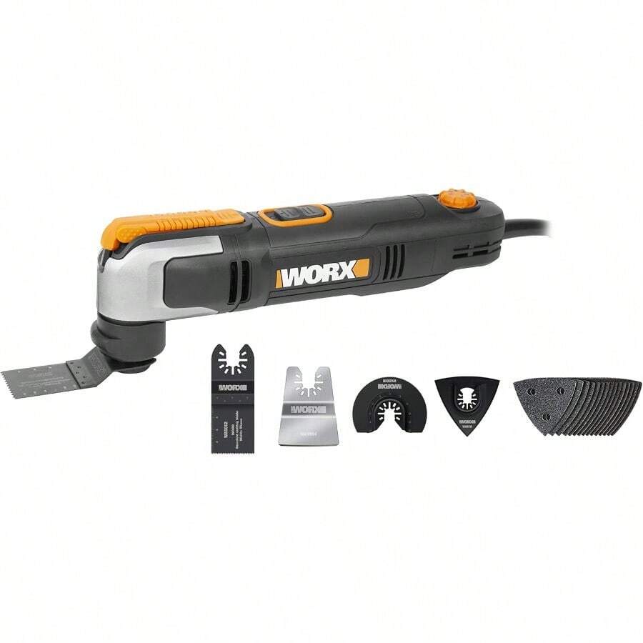 WORX WX686.1 250W Sonicrafter Oscillating Multi-Tool With 19-Piece ...