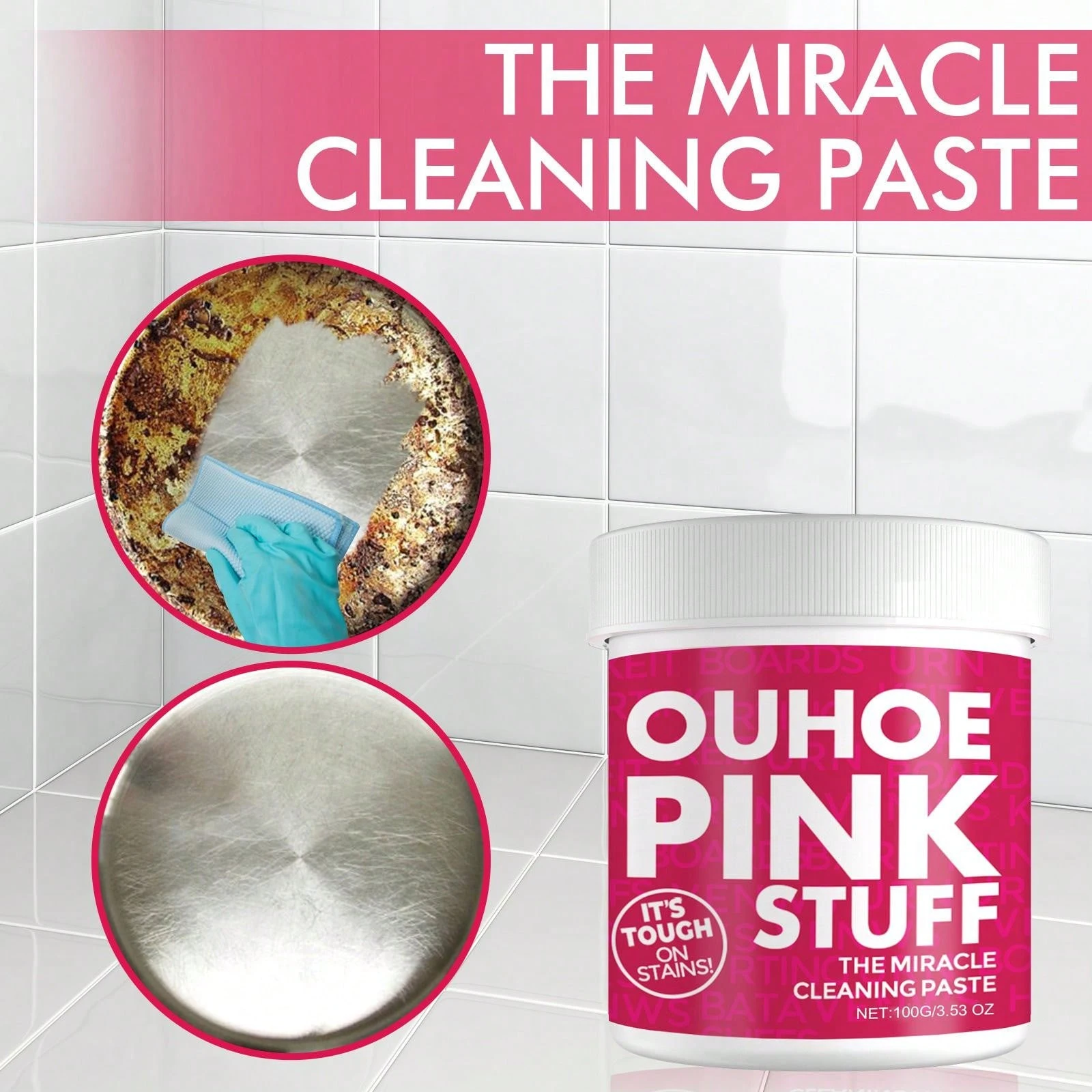 Multi-Purpose Mild Cleaning Paste For Removing Heavy Grease In Kitchen ...