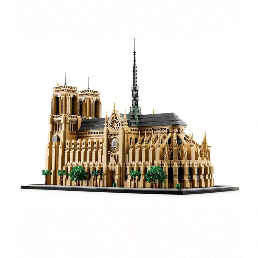 LEGO LEGAO 21061 Architecture Series Notre-Dame De Paris Building Block ...