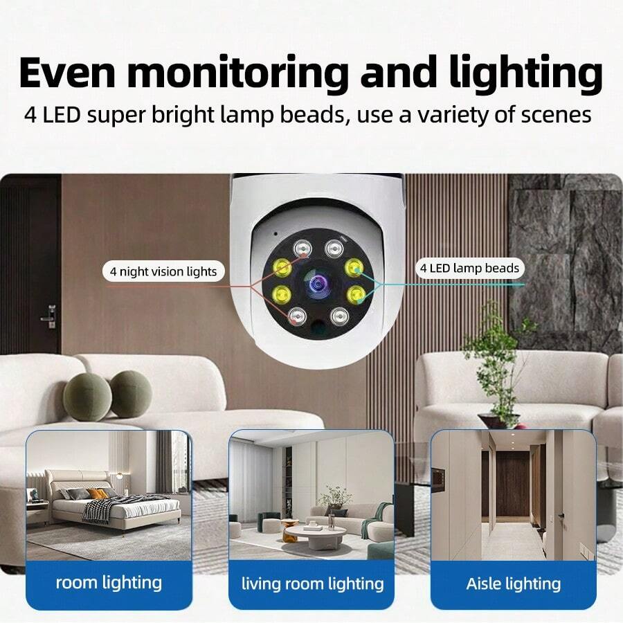 Telecamera CCTV con funzione di visione notturna, intercom ...