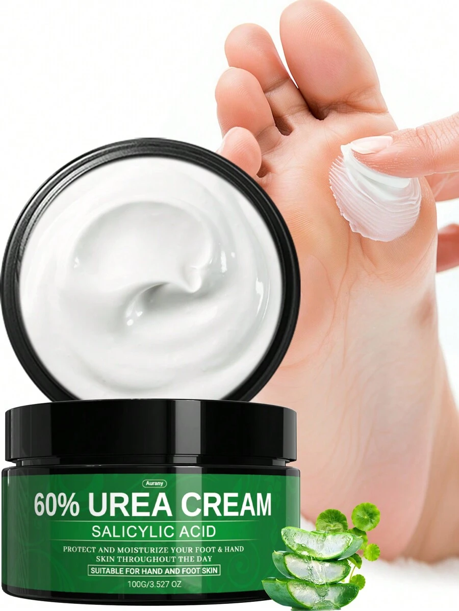 AURANY 100G - Urea Cream 60% For Feet + Salicylic Acid, Urea Cream ...