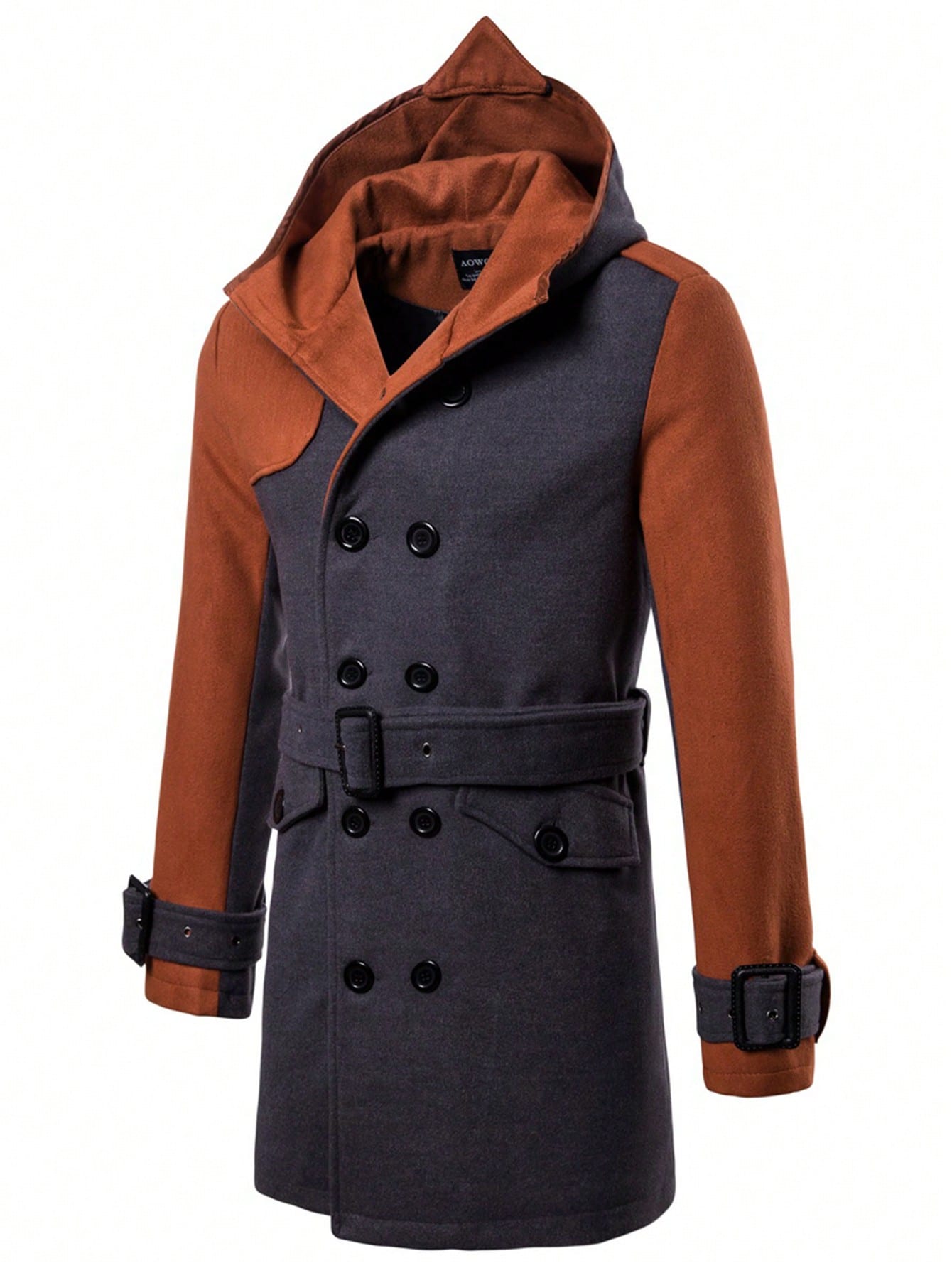 Role Play Fashion Game Costume Long Hooded Windbreaker Men's Wool Blend Coat B042 for Sale ...