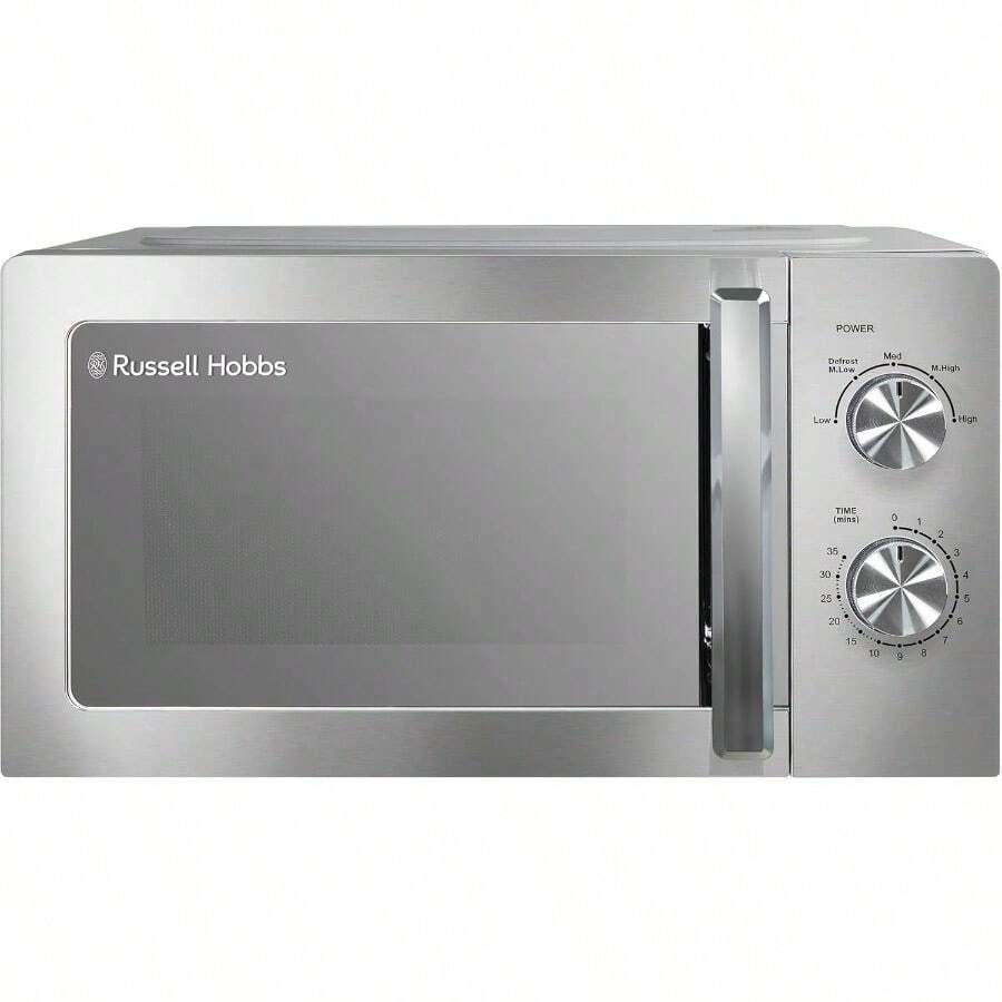 Russell Hobbs Stainless Steel Microwave 20 Litre 800W Solo Manual With ...