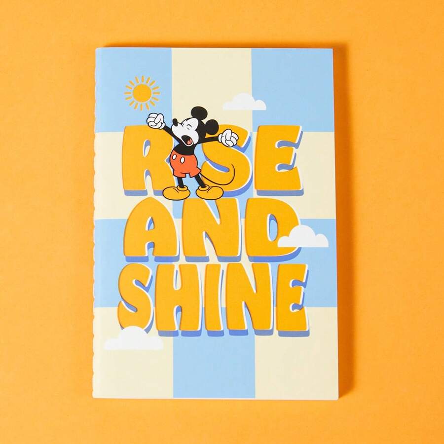 Miniso Miniso Disney Mickey 4pcs Set Cart Lined Notebook Thick Paper ...