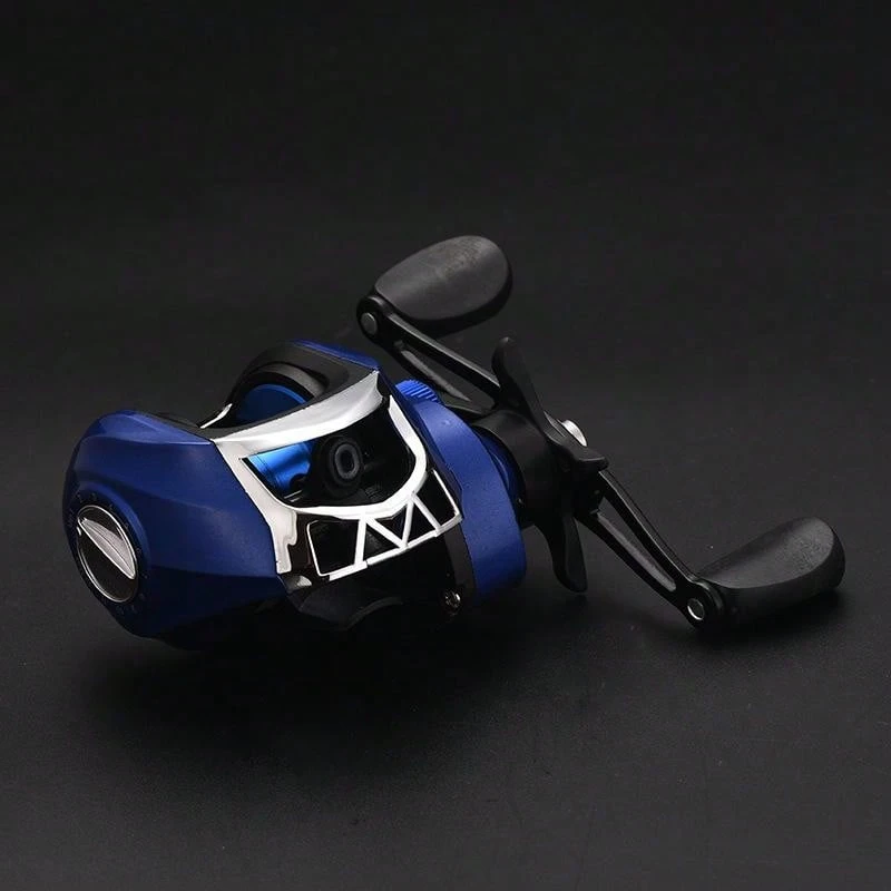 Fishing Reel Anti-Line Tangle Metal Black & Red Teardrop Reel, Suitable ...