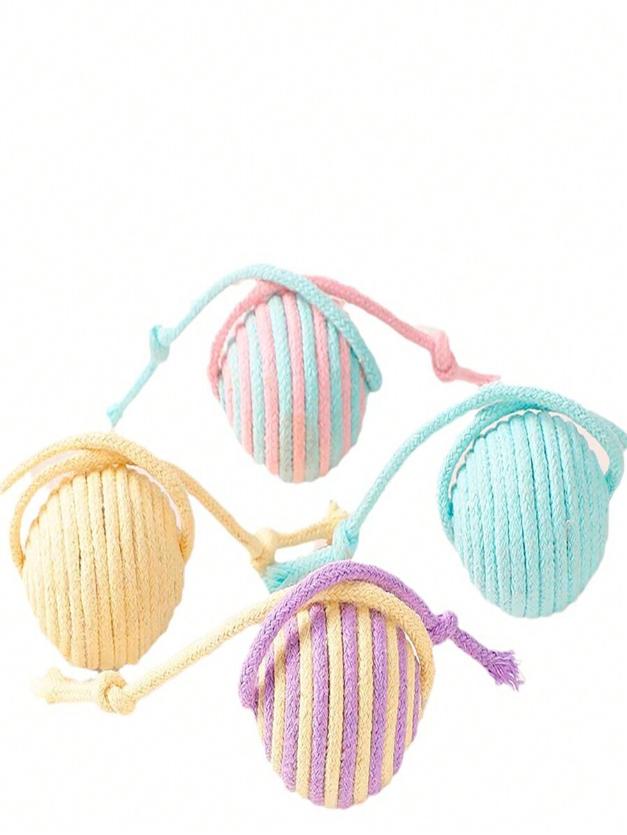 Sisal Ball Cat Toy High Self Pleaser Cat Tease Stick Grinding Teethcord ...