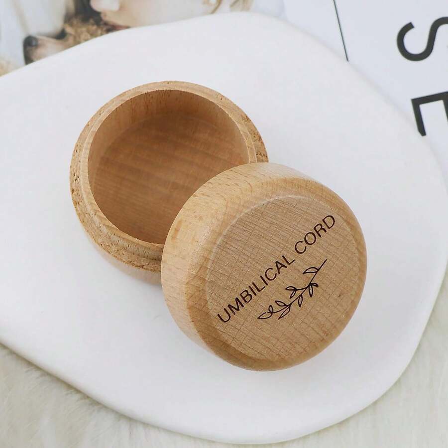 Wooden Baby Fetal Hair/Umbilical Cord Memorial Box Carved Memorial Box ...