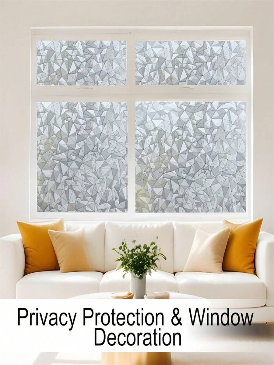 3D Adhesive Free Electrostatic Window Film Privacy Cutting Glass Window ...