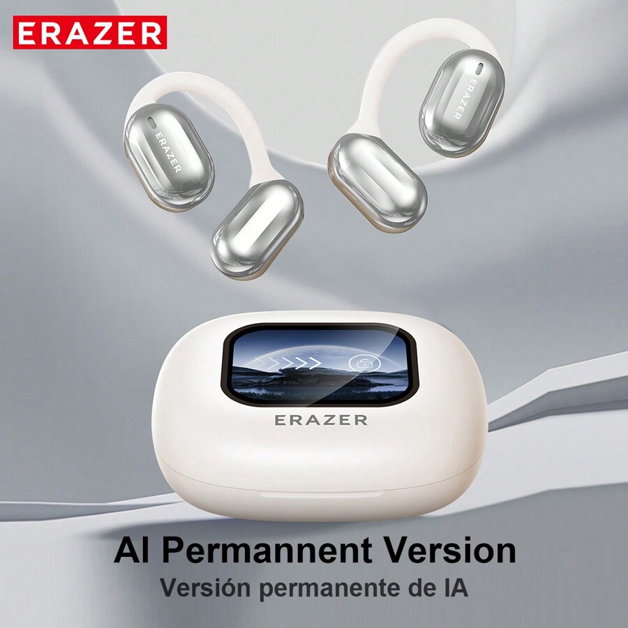 ERAZER Fones de ouvido XP2 AI True Wireless Open com bateria de longa ...