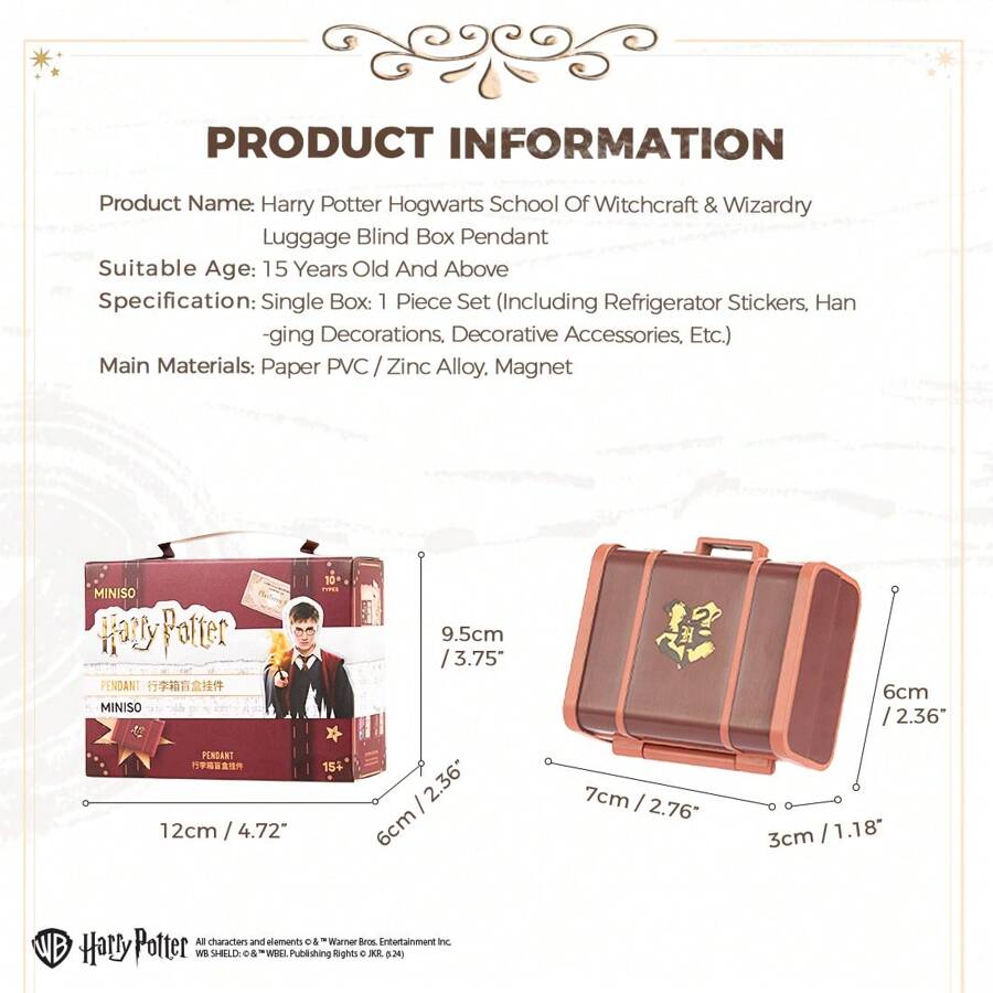 Miniso Harry Potter Collection Hogwarts Magic Of Witchcraft And ...