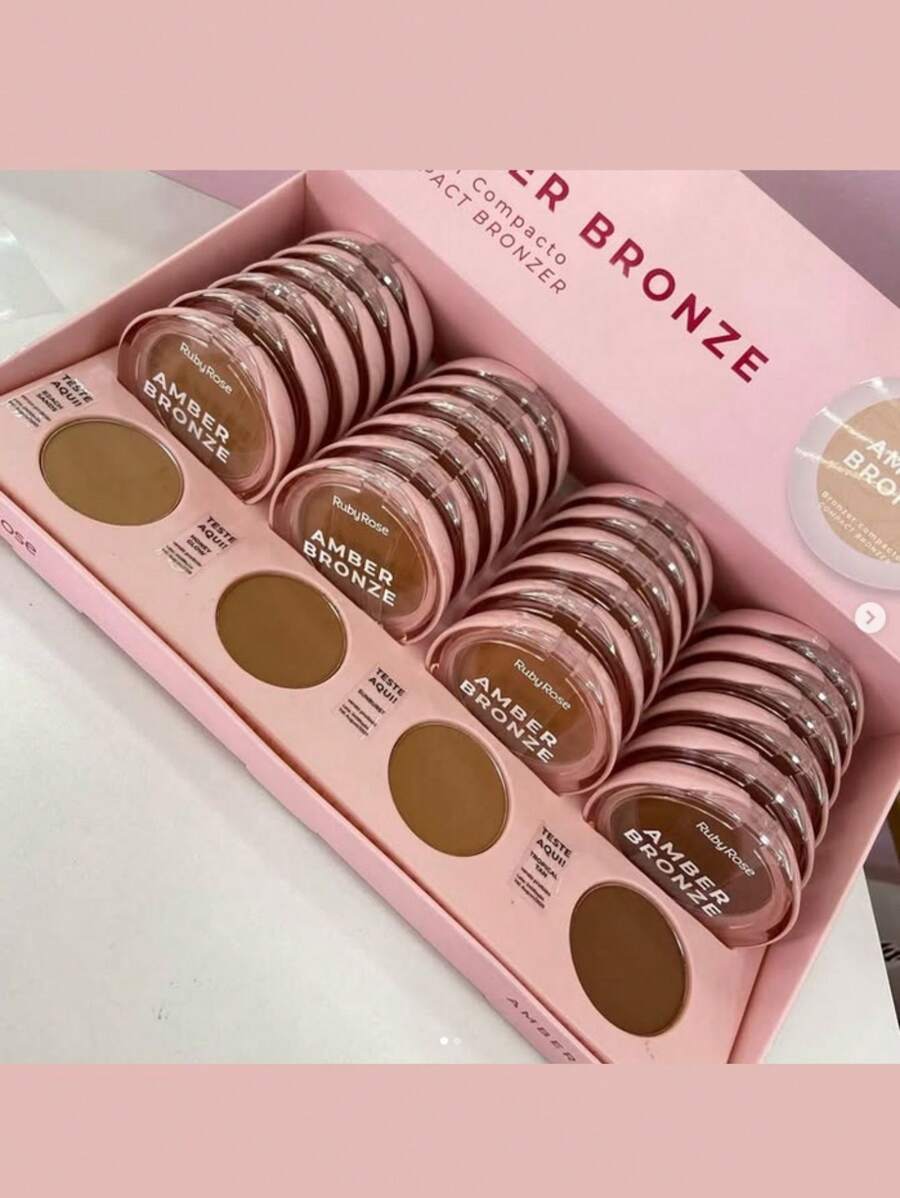 Bronzer Compacto Amber Bronze Ruby Rose HB M202 | SHEIN Brasil