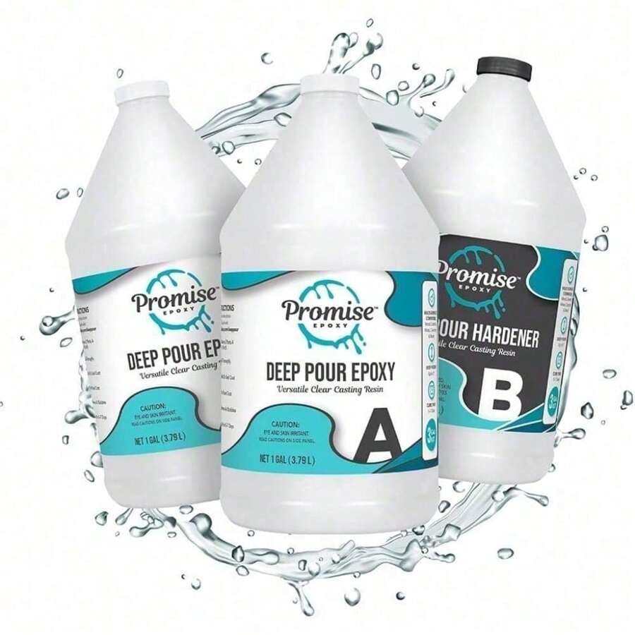 Deep Pour Epoxy Resin Promise Epoxy - 3 Gal Kit For River Tables ...